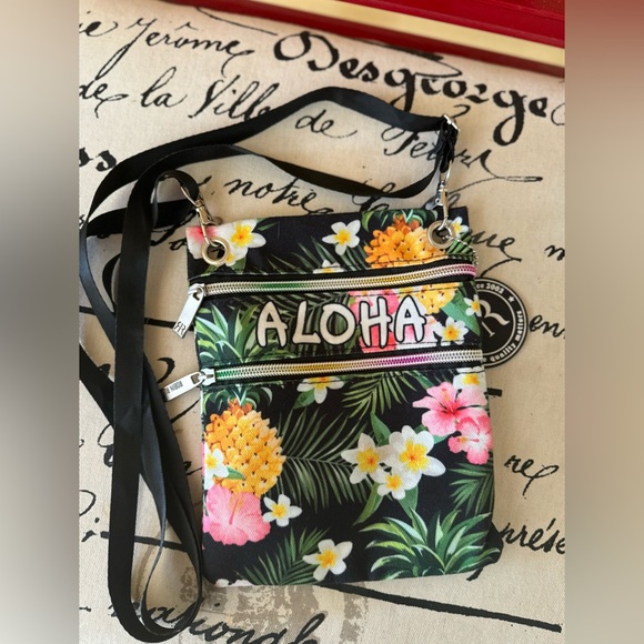 Robin Ruth | Bags | Robin Ruth Aloha Hawaii Rainbow Zipper Crossbody ...